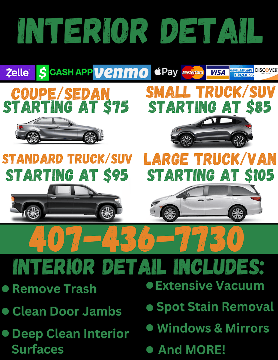 Florida Mobile Detailing | Full Details Starting At $100